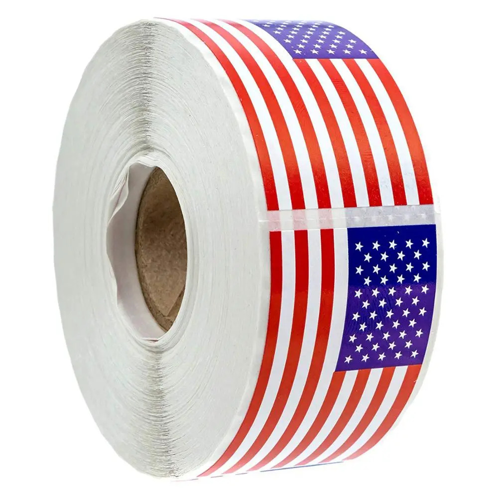 American Flag Stickers for Office Stationary | America Born Shop